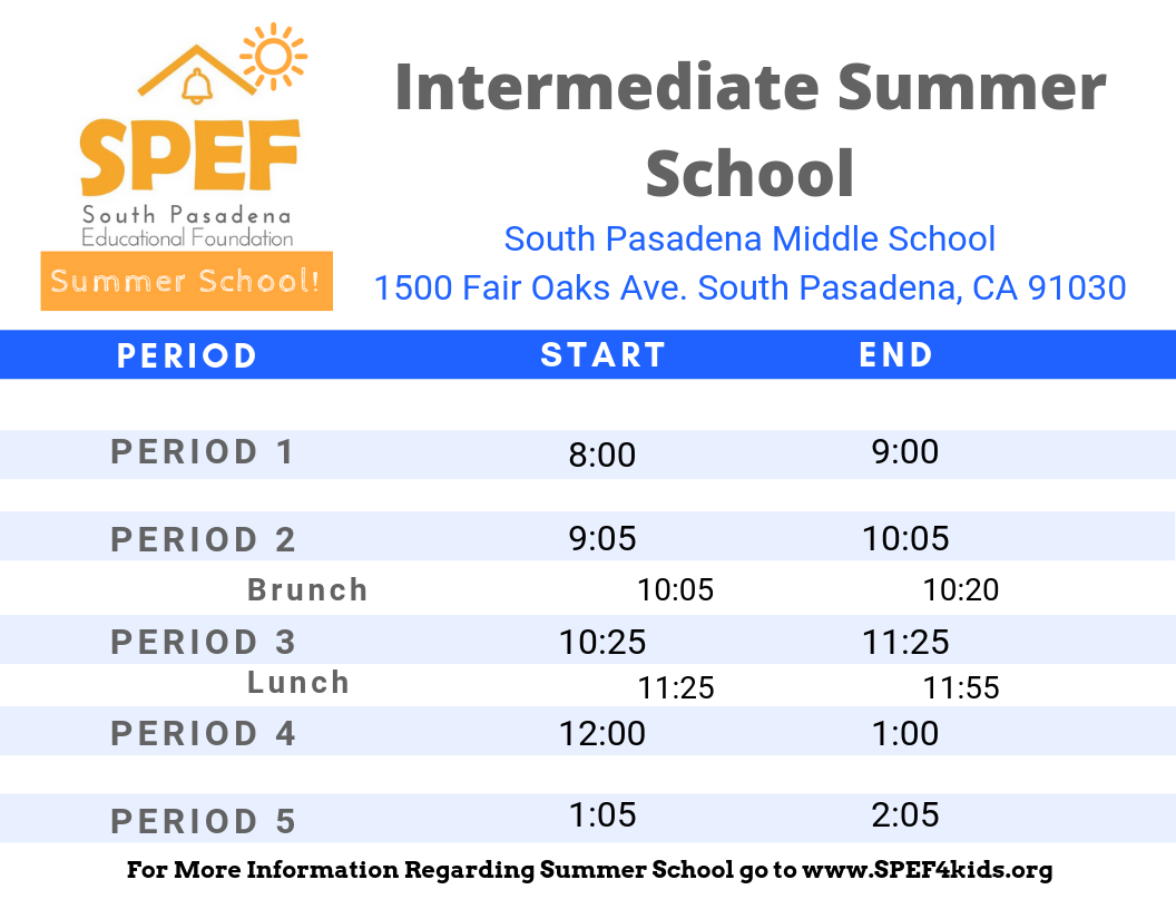 Summer School – SPEF Online